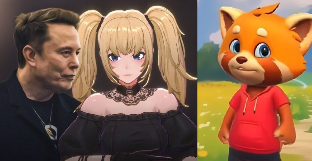 Grok Luncurkan Companion AI: Ani & Rudy